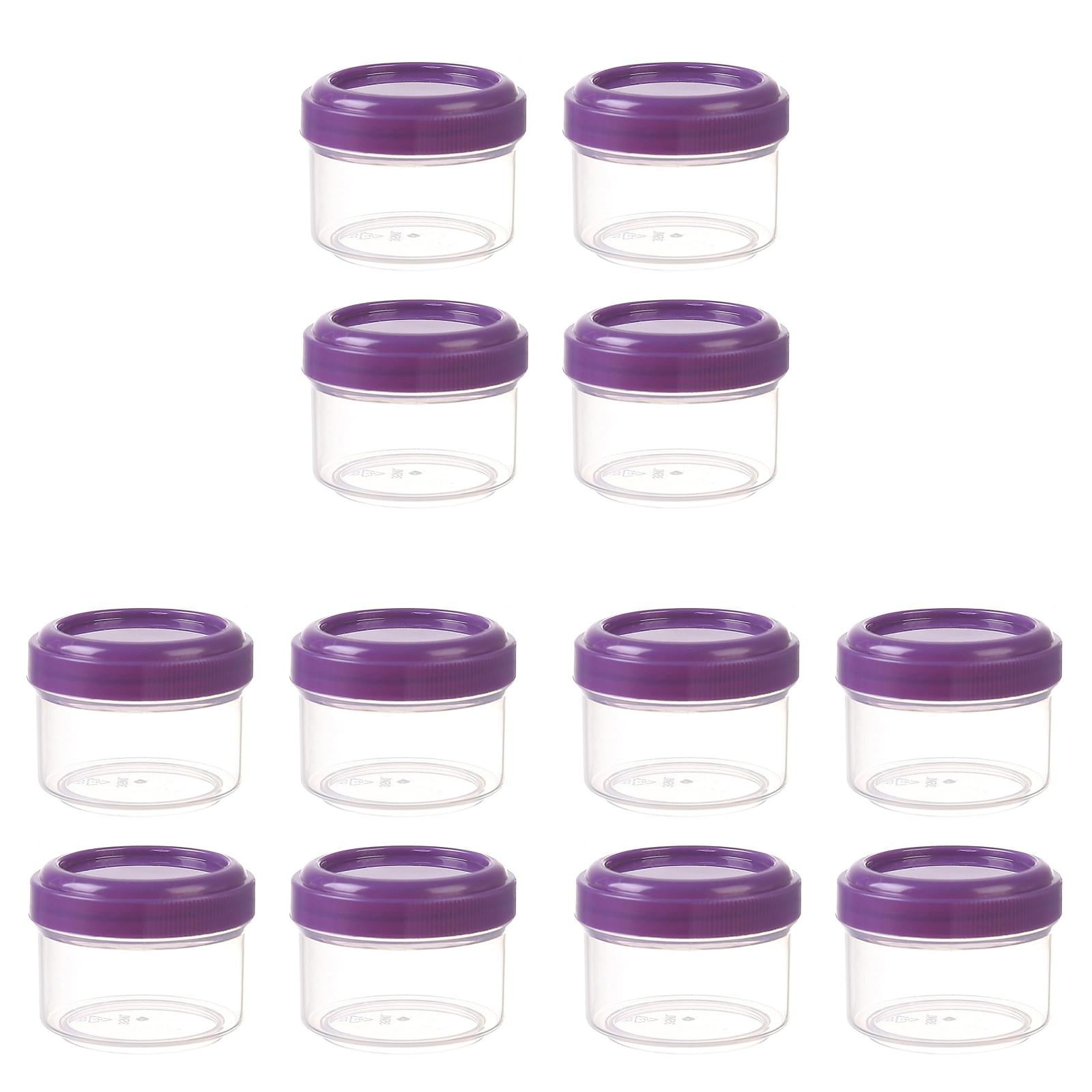 Mini Food Storage Containers 12-Piece Set - 35ml Airtight Leakproof ...