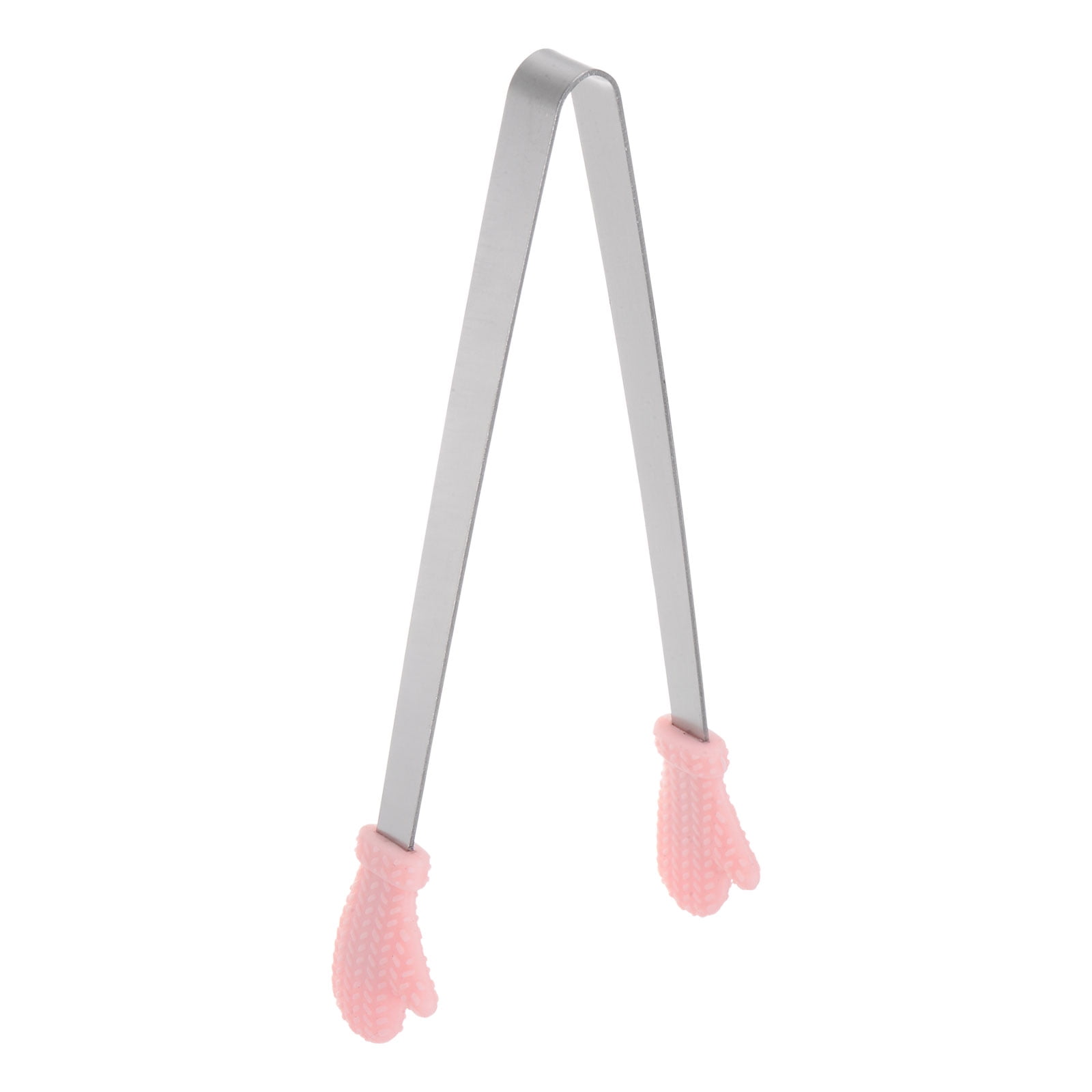 Mini Food Tongs 14cm Gloves Shape Stainless Steel with Silicon Tips ...