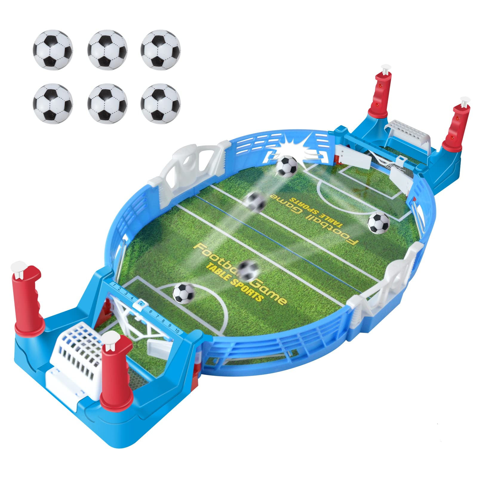 Mini Foosball Games, Tabletop Football Soccer Pinball for Indoor Game ...