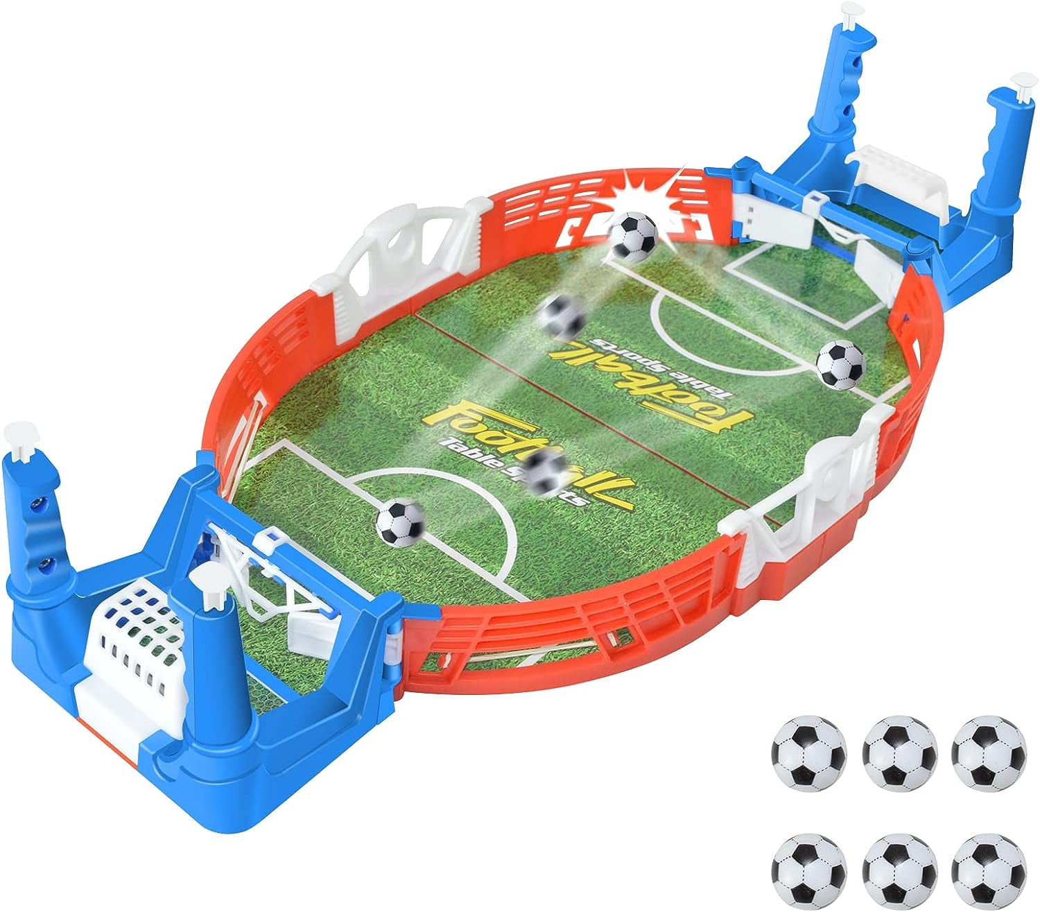 Mini Foosball Games, Tabletop Football Soccer Pinball for Indoor Game ...