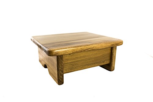 Mini Foot Stool, 4" Tall (Made in The USA) (Maple Stain) - Walmart.com