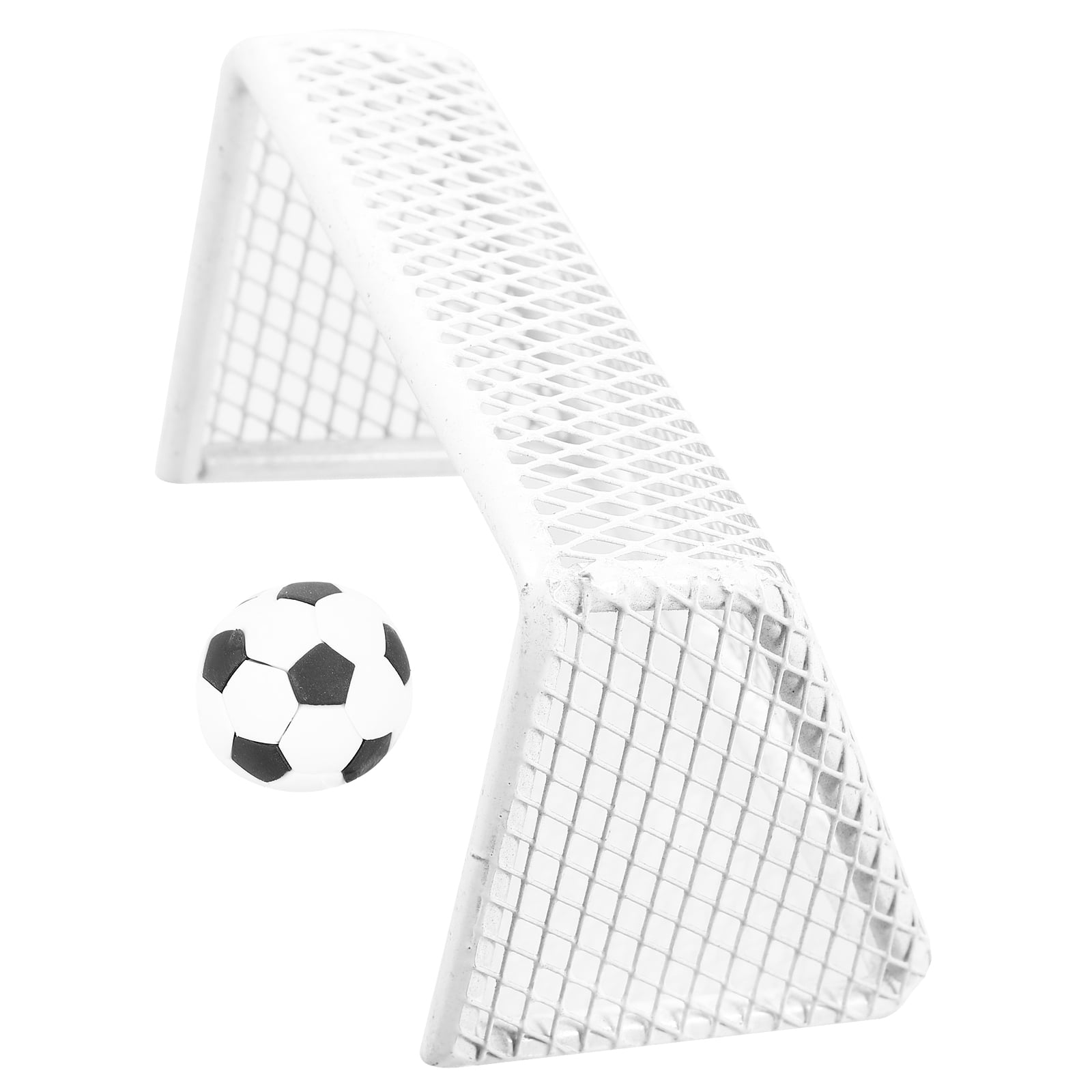 Mini Football Goal Lifelike Soccer Dollhouse Gate Plastic Iron ...
