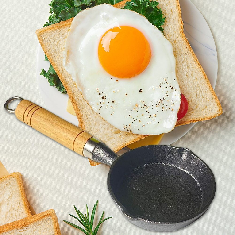 Mini For Egg Frying Pan, For Flat Bottomed Pancake Pan, 10Cm Casting ...