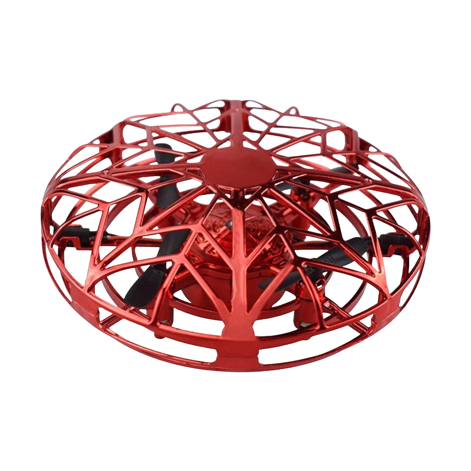 Mini For Kids & Adults RC UFO Helicopter With LED Lights Hand Operated ...