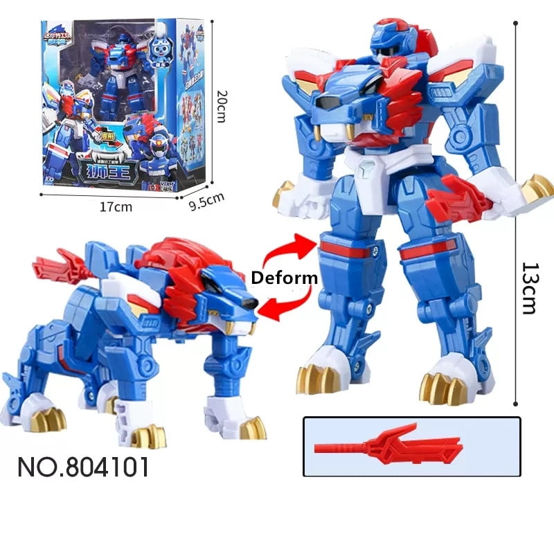 Mini Force 2 Super Dino Beastly Power Transformation Mecha Robot VOLT LUSI Toys Action Figures ...