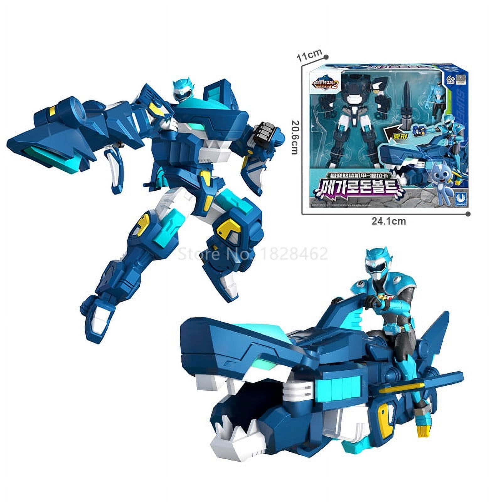 Mini Force 2 Super Dino Power Transformation Robot Toys Action Figures ...