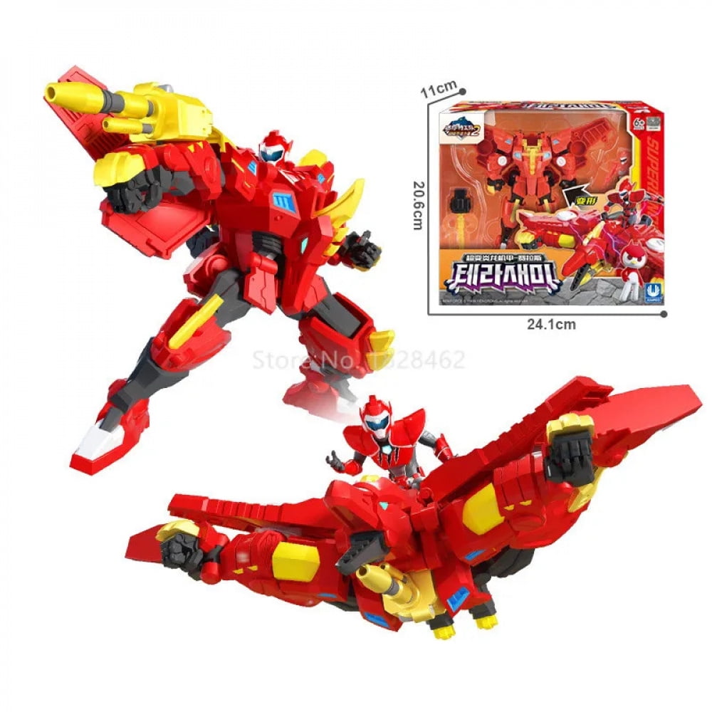 Mini Force 2 Super Dino Power Transformation Robot Toys Action Figures ...