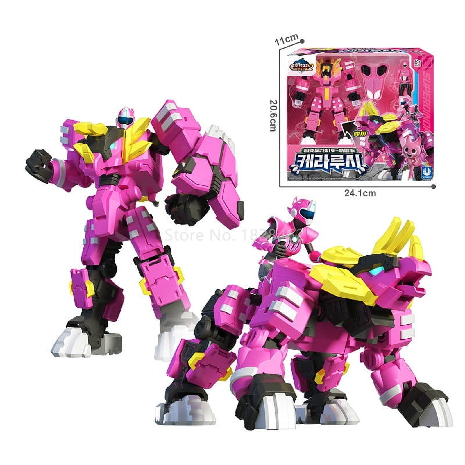 Mini Force 2 Super Dino Power Transformation Robot Toys Action Figures ...