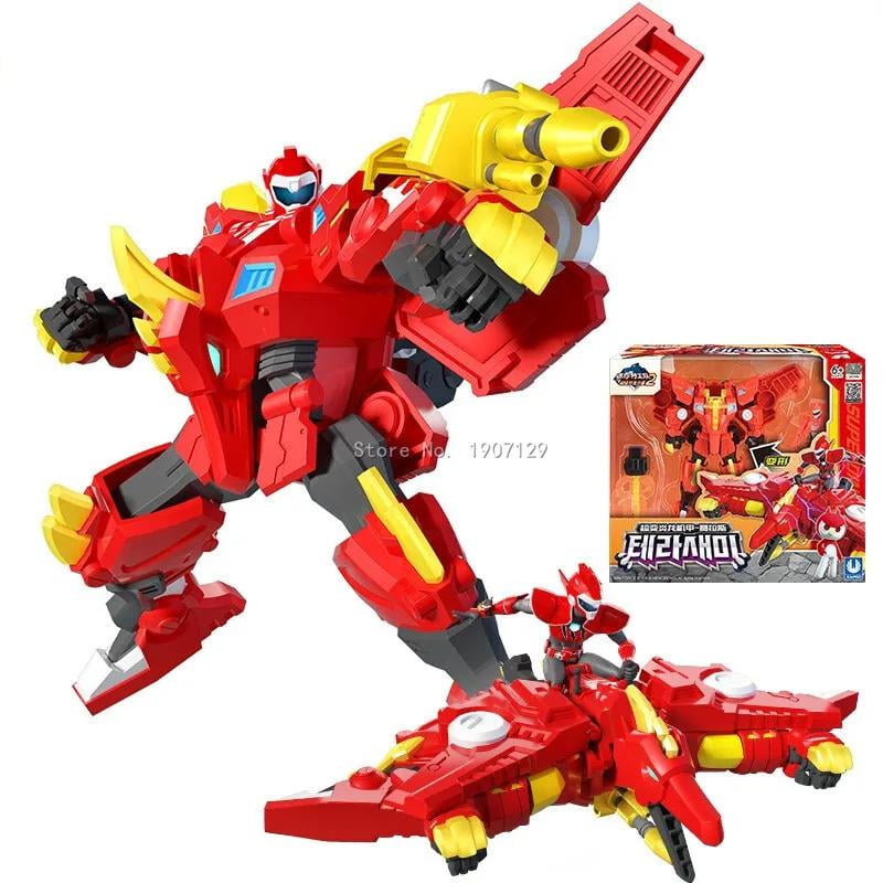 Mini Force 2 Super Dino Power Transformation Robot Toys Action Figures ...