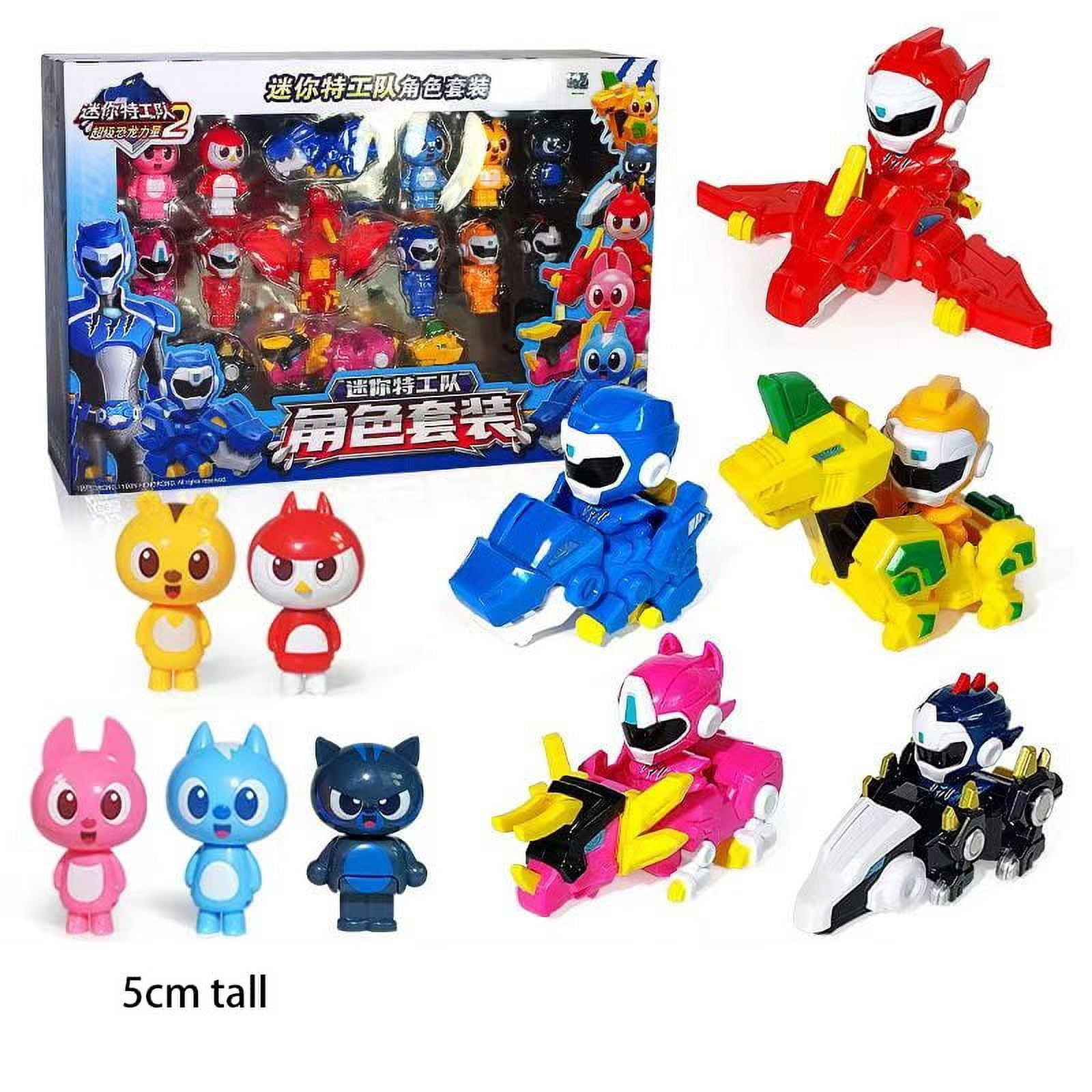 Mini Force Agent Transformation Toys Action Figures Weapon With Sound ...