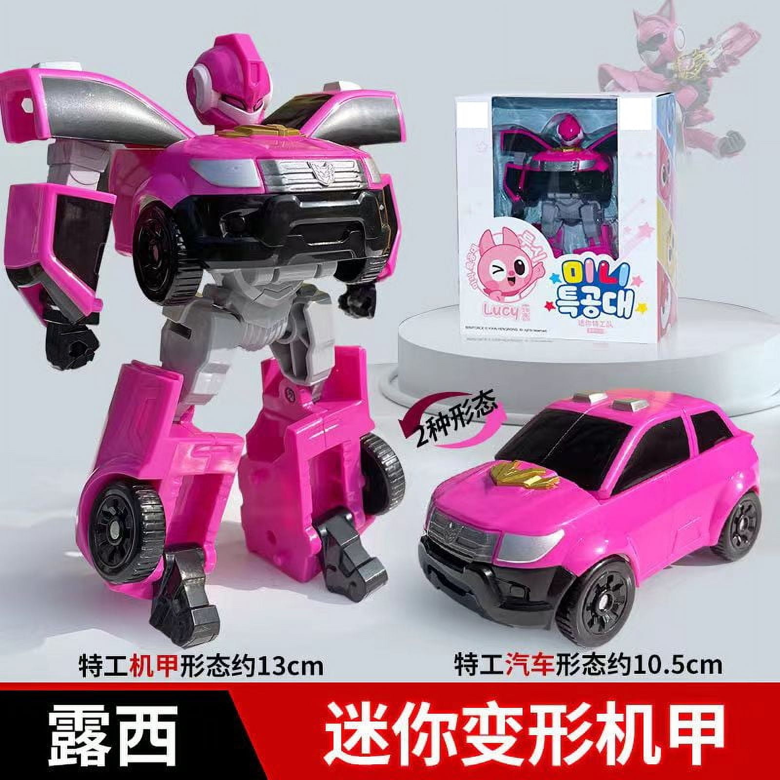 Mini Force Agent Transformation Toys Action Figures Weapon With Sound ...