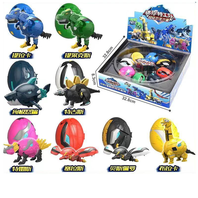 Mini Force Agent Transformation Toys Action Figures With Sound and ...