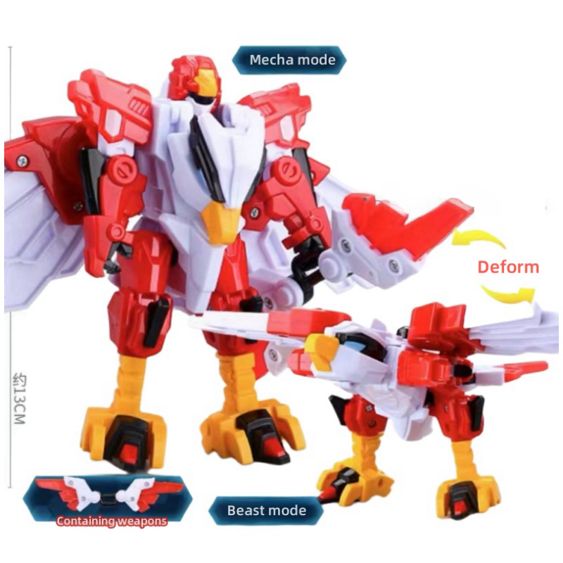 Mini Force Transformation Robot Toys Action Figures Beast King Power ...