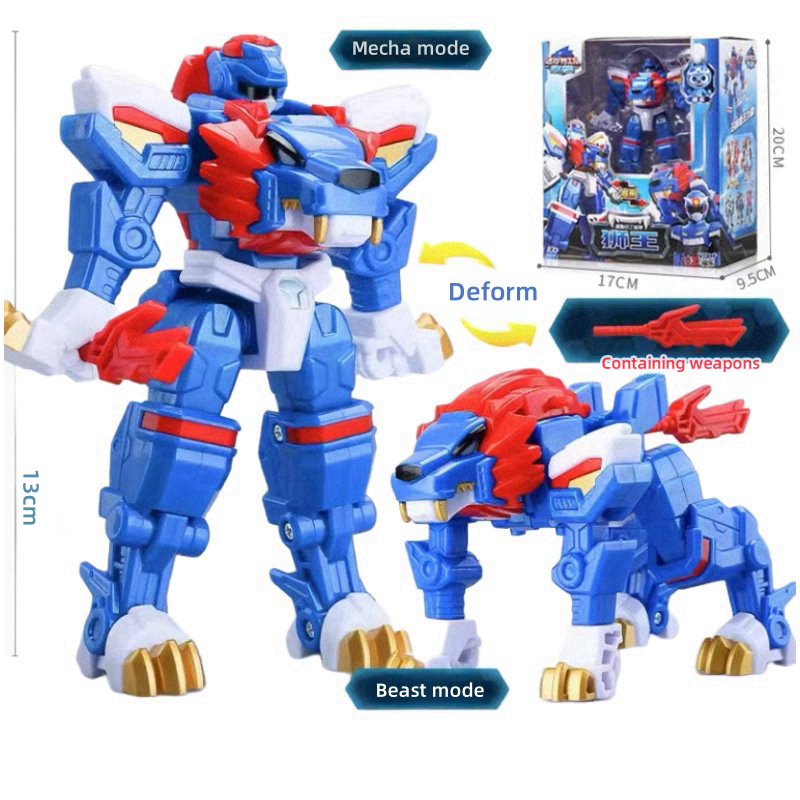 Mini Force Transformation Robot Toys Action Figures Beast King Power ...