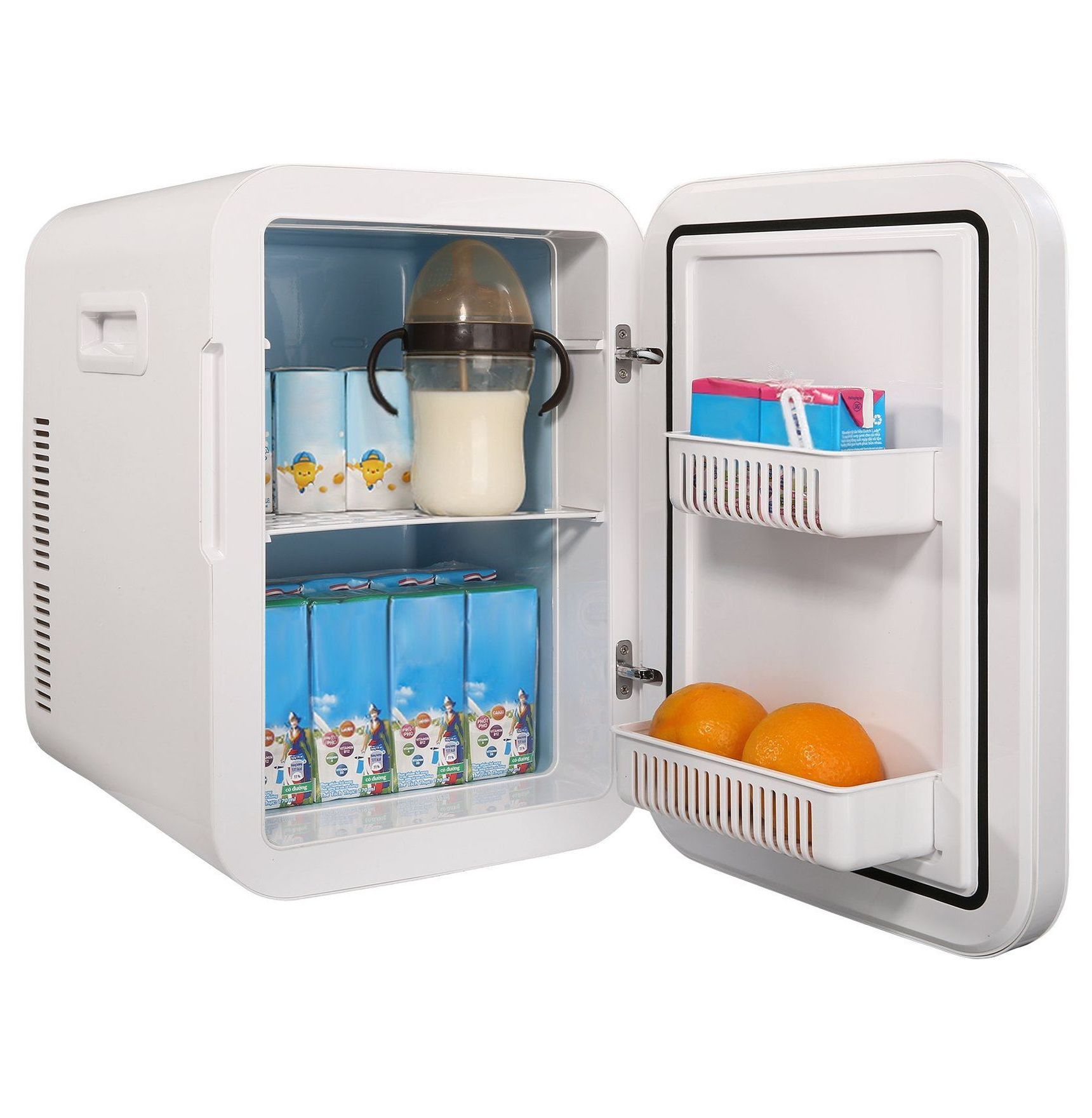 Mini Fridge 20L, Skincare Refrigerator with Touch Screen, Portable ...