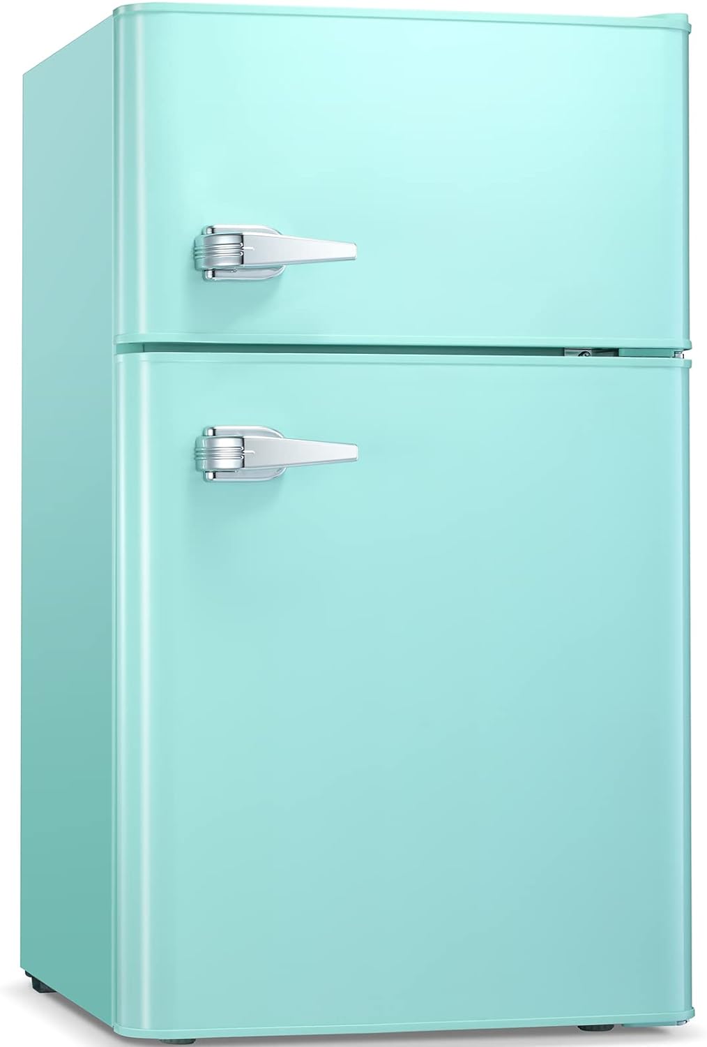 Mini Fridge 3.1Cu.Ft Compact Refrigerator 2-Doors Freezer Low Noise ...