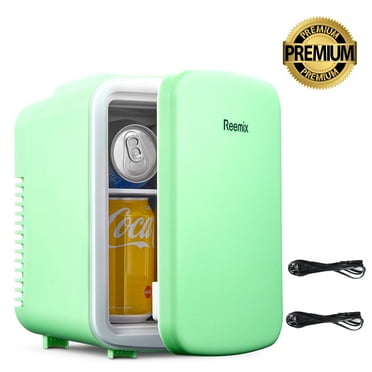 Personal Chiller 6 Can Mini Fridge Beverage and Skincare Refrigerator ...