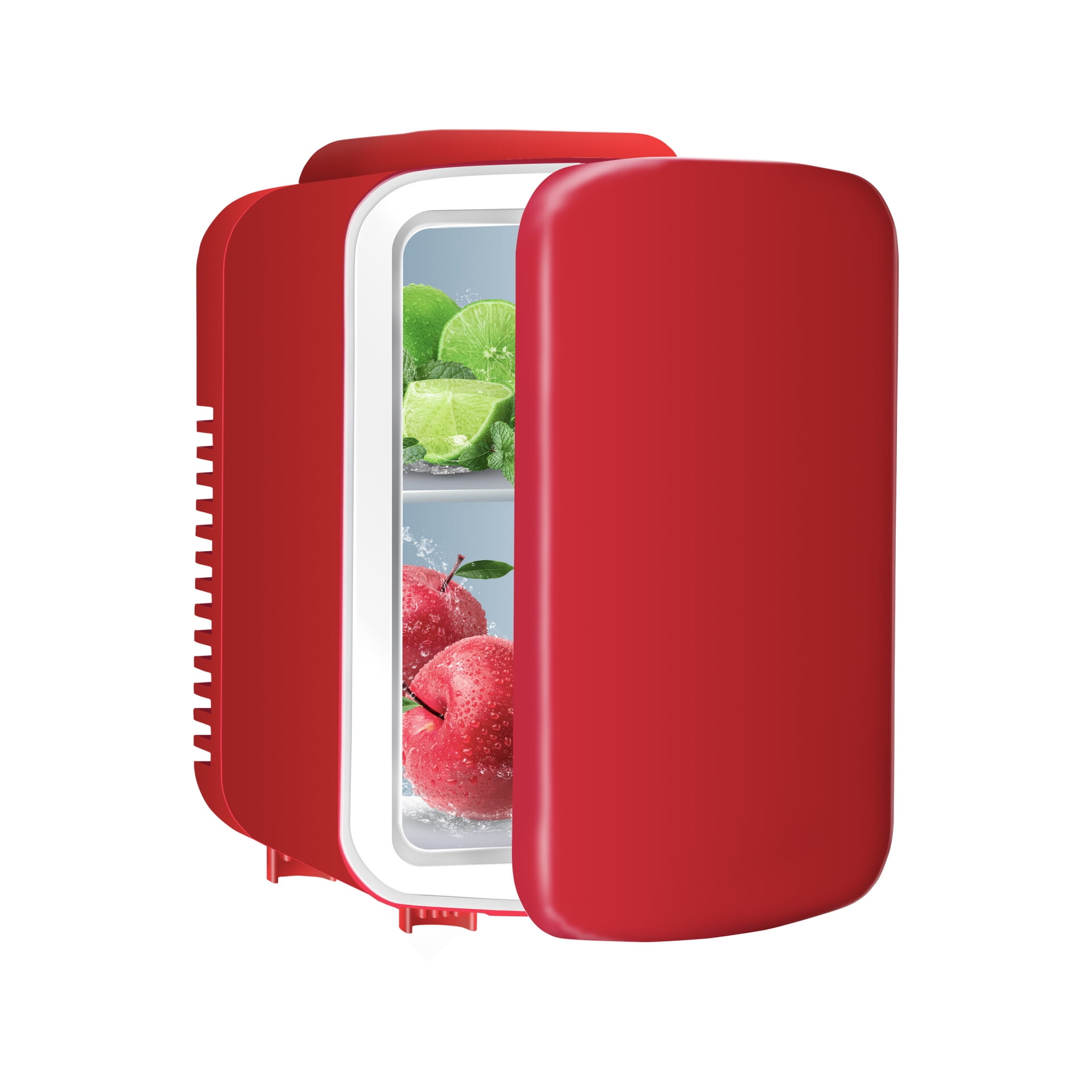 Portable Mini Fridge, 4L/6 Can Small Refrigerator with Cooler & Warmer ...