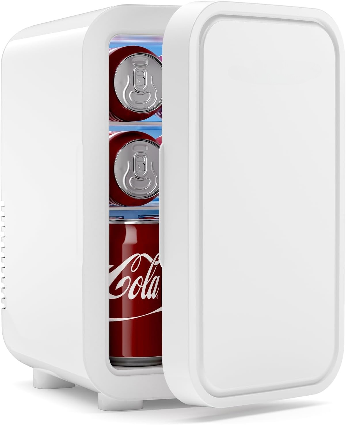Mini Fridge,6 Liter / 8 Can Small Fridge for Bedroom, Car, Office ...