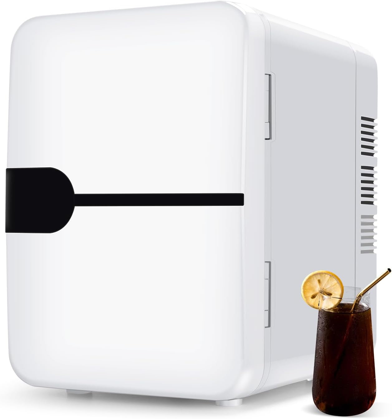 Mini Fridge for Bedroom, 0.2 Cu. Ft. Portable Cooler & Warmer Small ...