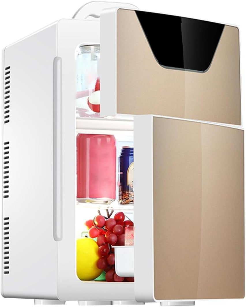 Mini Fridge For Bedroom,20L Compact Mini Refrigerator With Double 2 ...