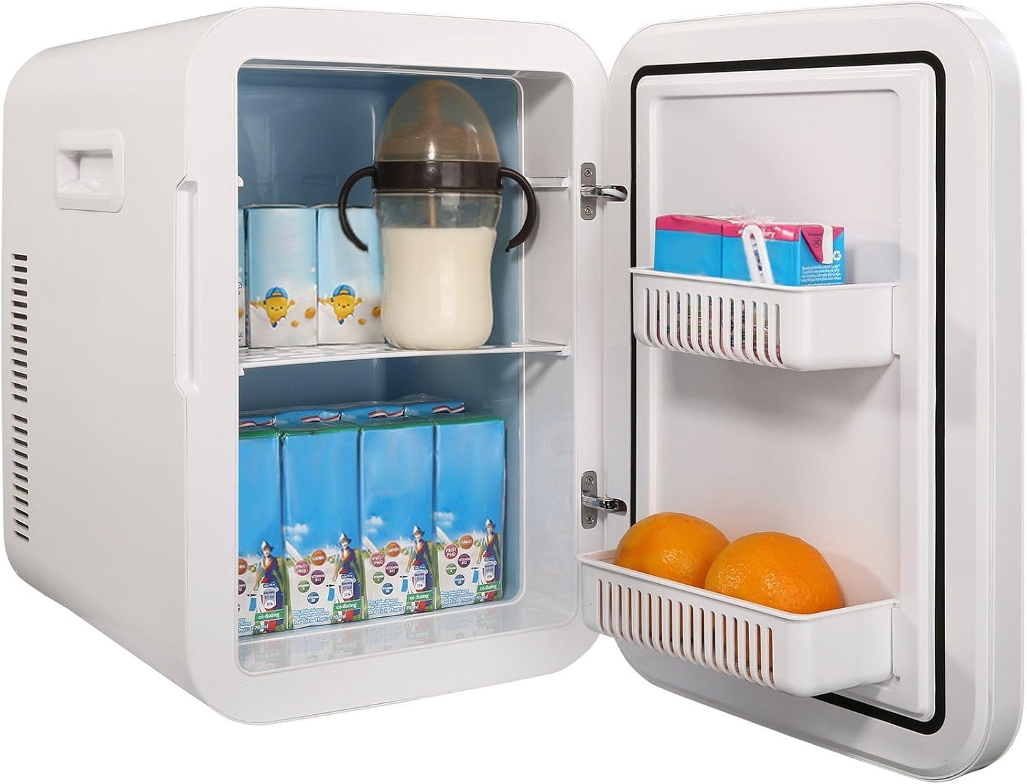 Mini Fridge for Bedroom, 20L Skincare Fridge with Touch Screen Temper ...