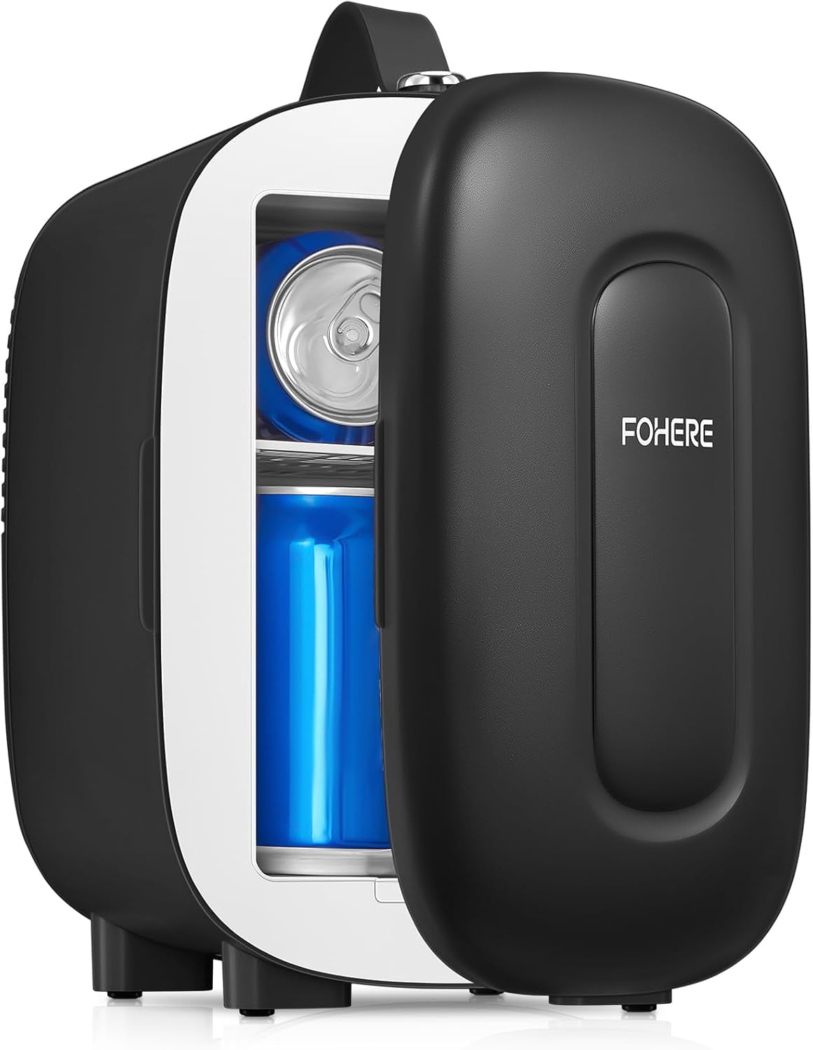 Mini Fridge for Bedroom, 5 Liter/6 Can Portable Drink Refrigerator ...