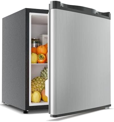 Mini Fridge with Freezer - 1.7 Cu.Ft Single Door Mini Refrigerator with ...
