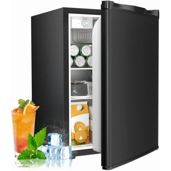 2.56 Cu.Ft. Mini Fridge with Freezer, Small Refrigerators with ...
