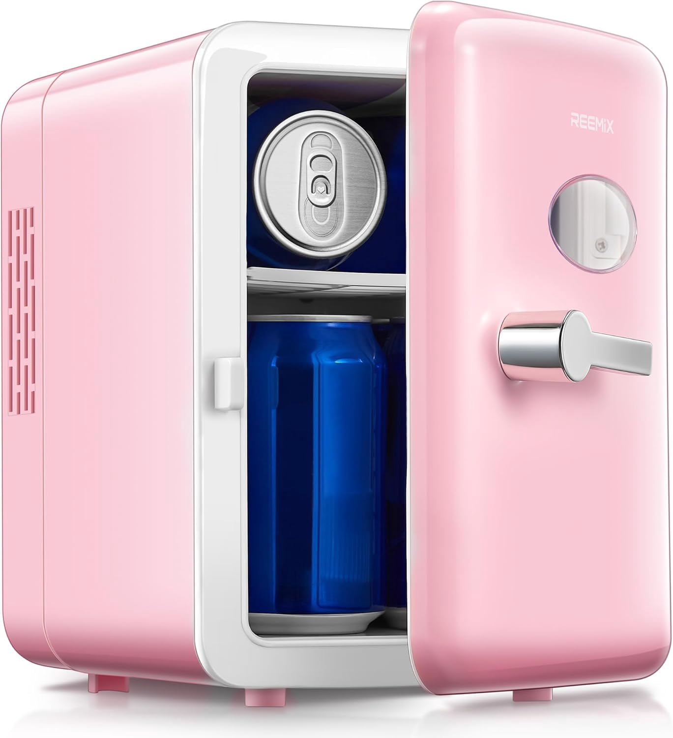 Mini Fridge With Handle, Small Fridge Rapid Cooling 4 Liter/6 Cans ...