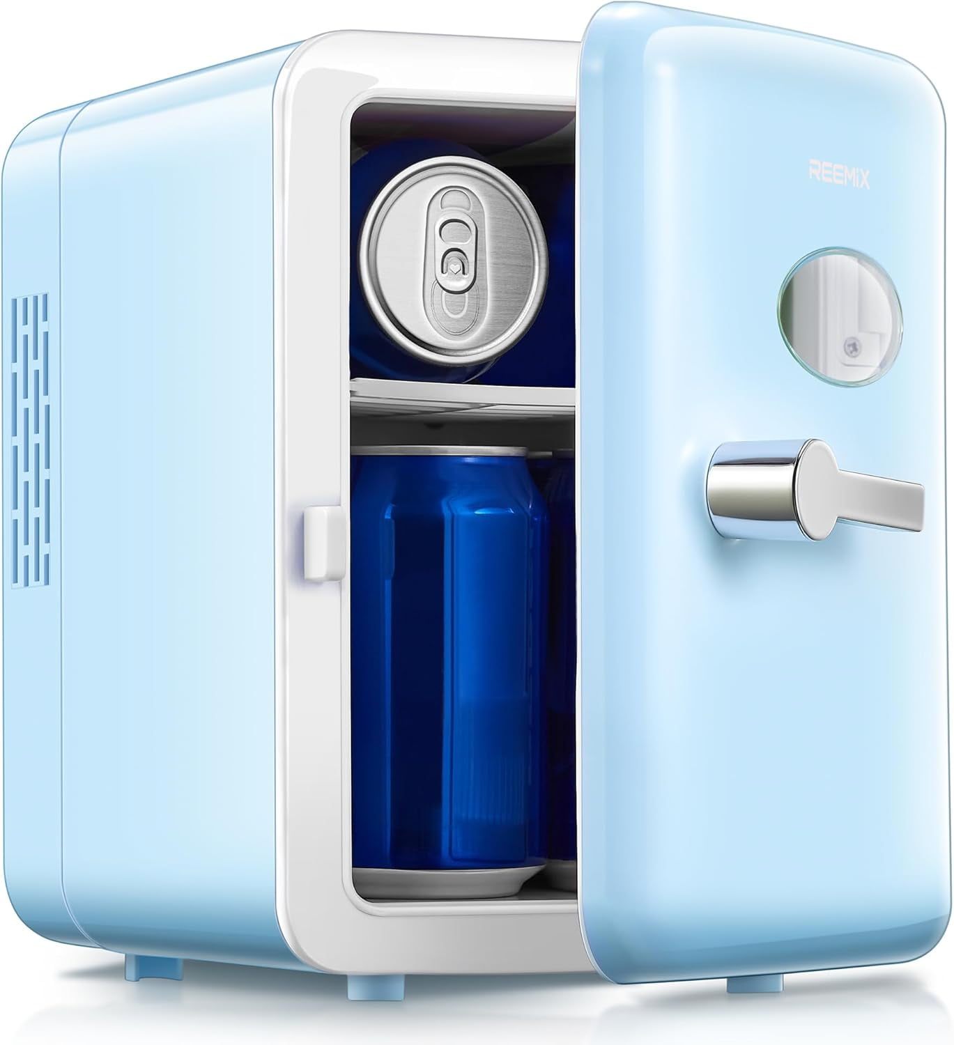 Mini Fridge With Handle, Small Fridge Rapid Cooling 4 Liter/6 Cans ...