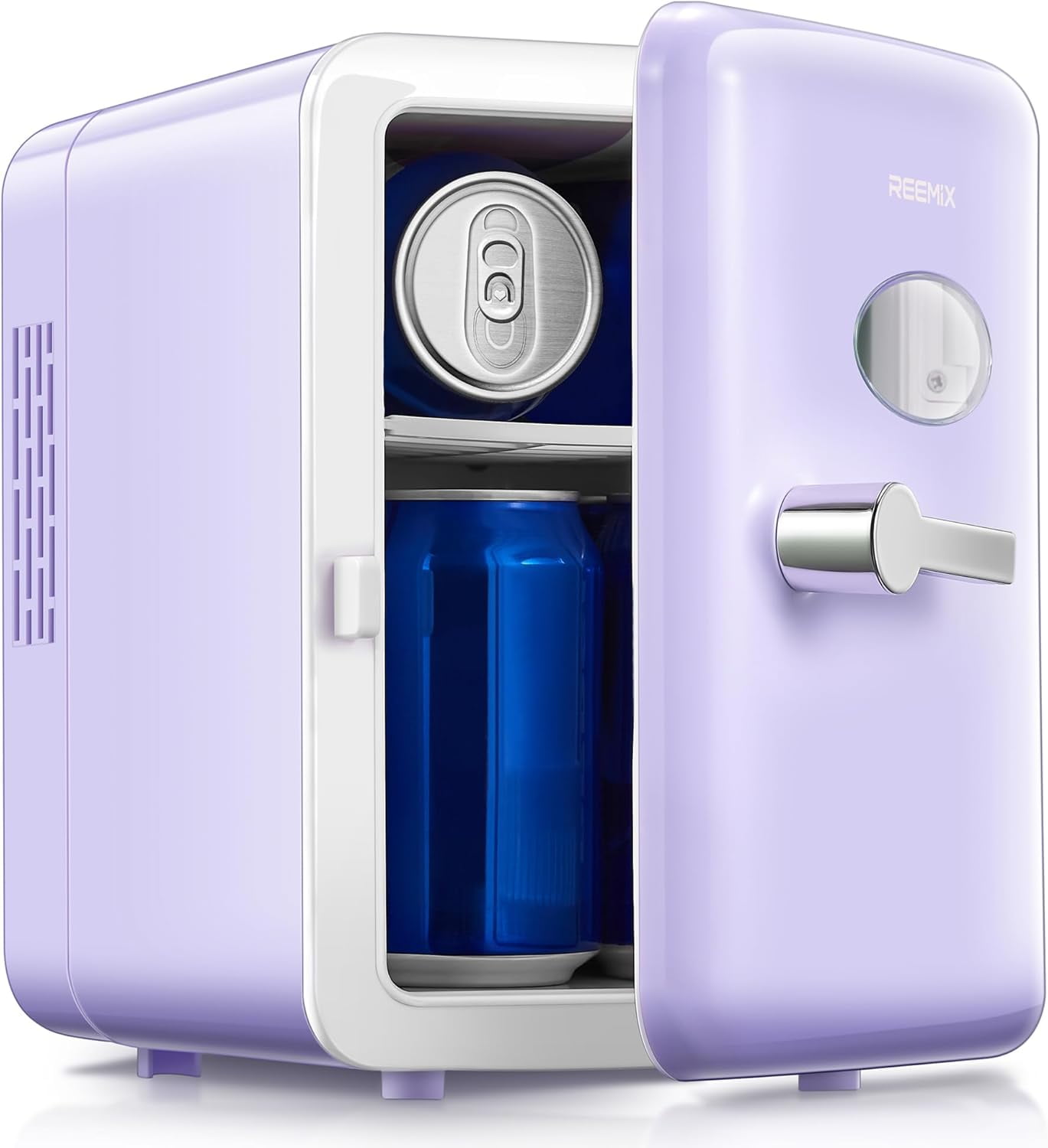 Mini Fridge With Handle, Small Fridge Rapid Cooling 4 Liter/6 Cans ...