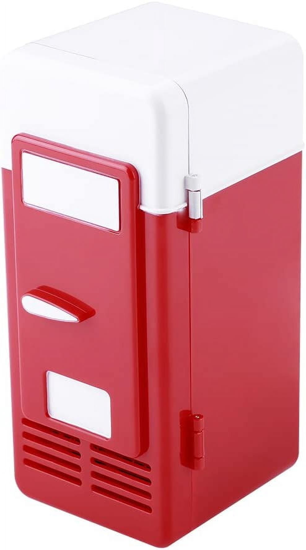 Mini Fridge, Portable Small Fridge with USB Cable, 5V USB LED Car ...