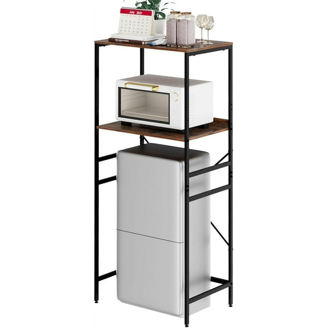 Mini Fridge Shelf Mini Fridge and Microwave Stand Over Mini Fridge ...