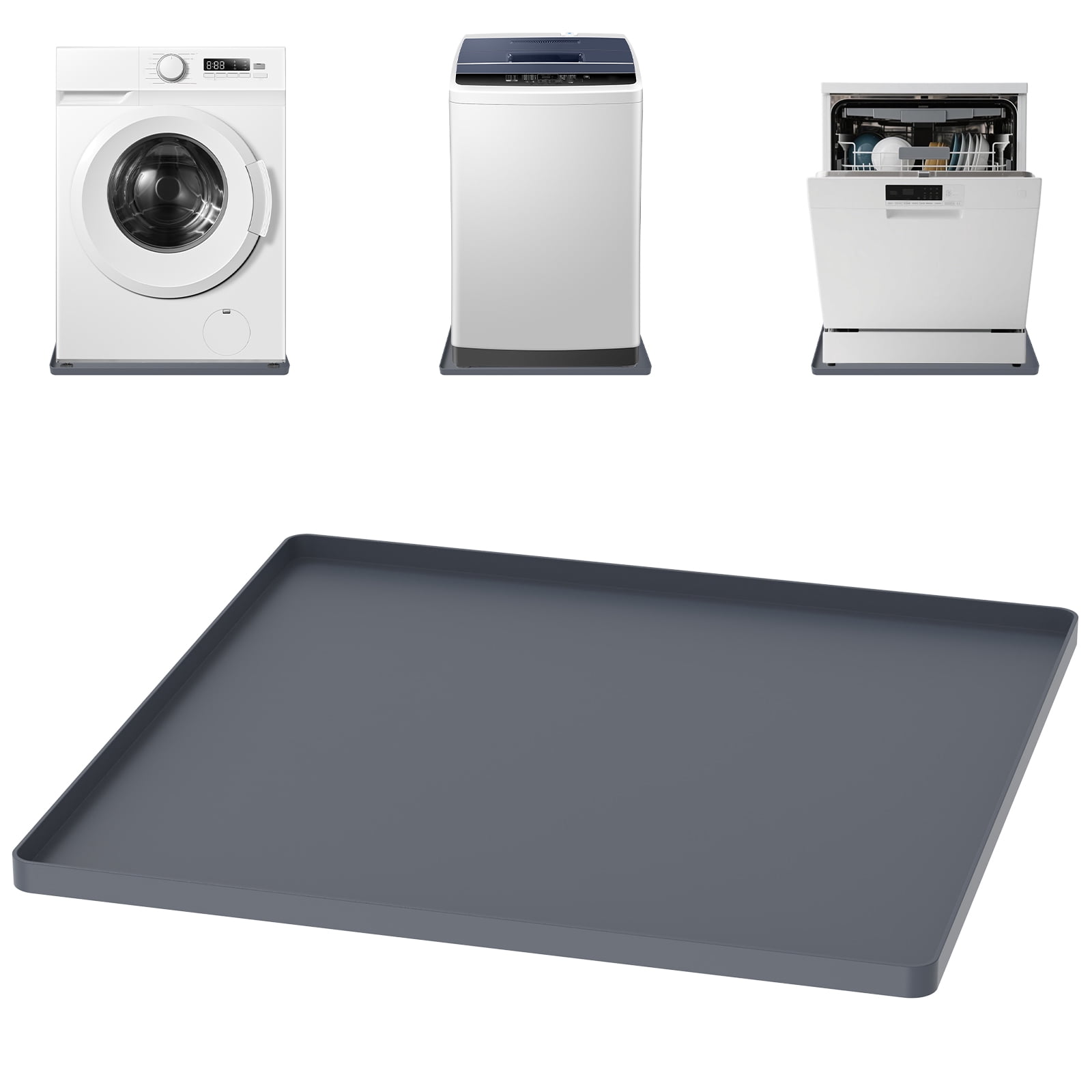Mini Fridge Silicone Mat Leak Proof for Laundry Room Kitchen Dorm Use ...
