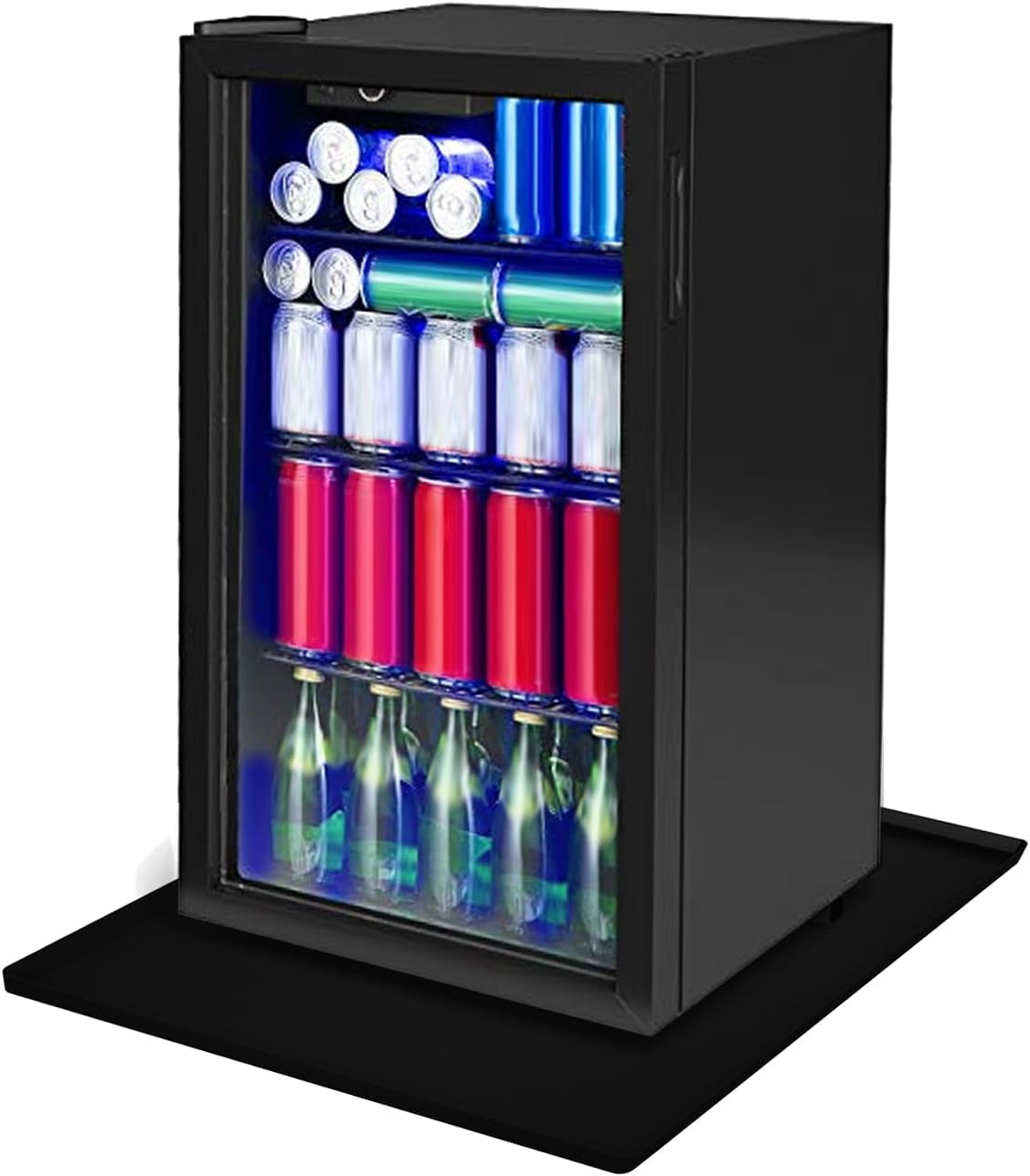 Mini Fridge Silicone Mat with Raised Edges, 24''x24''x0.8'', Under ...