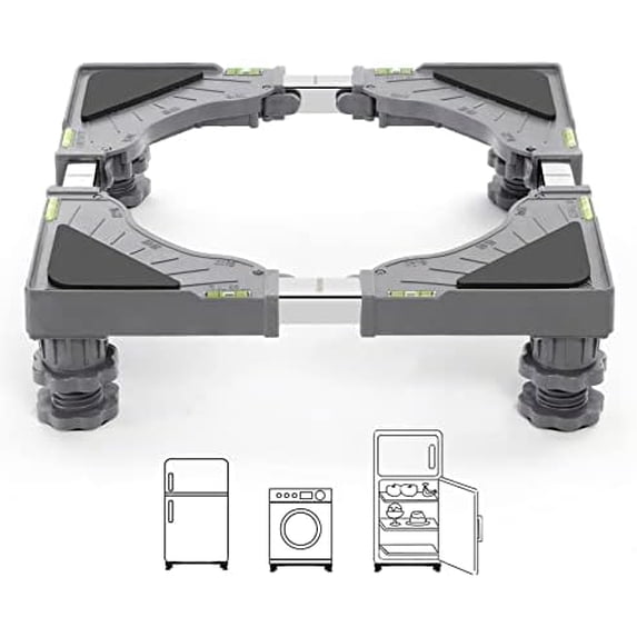 Mini Fridge Stand Adjustable Refrigerator Stand with 4 Strong Feet ...