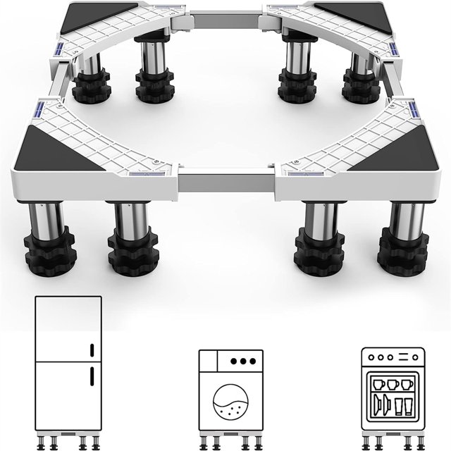 Mini Fridge Stand Adjustable Stand Base for Washer Refrigerator Washing ...