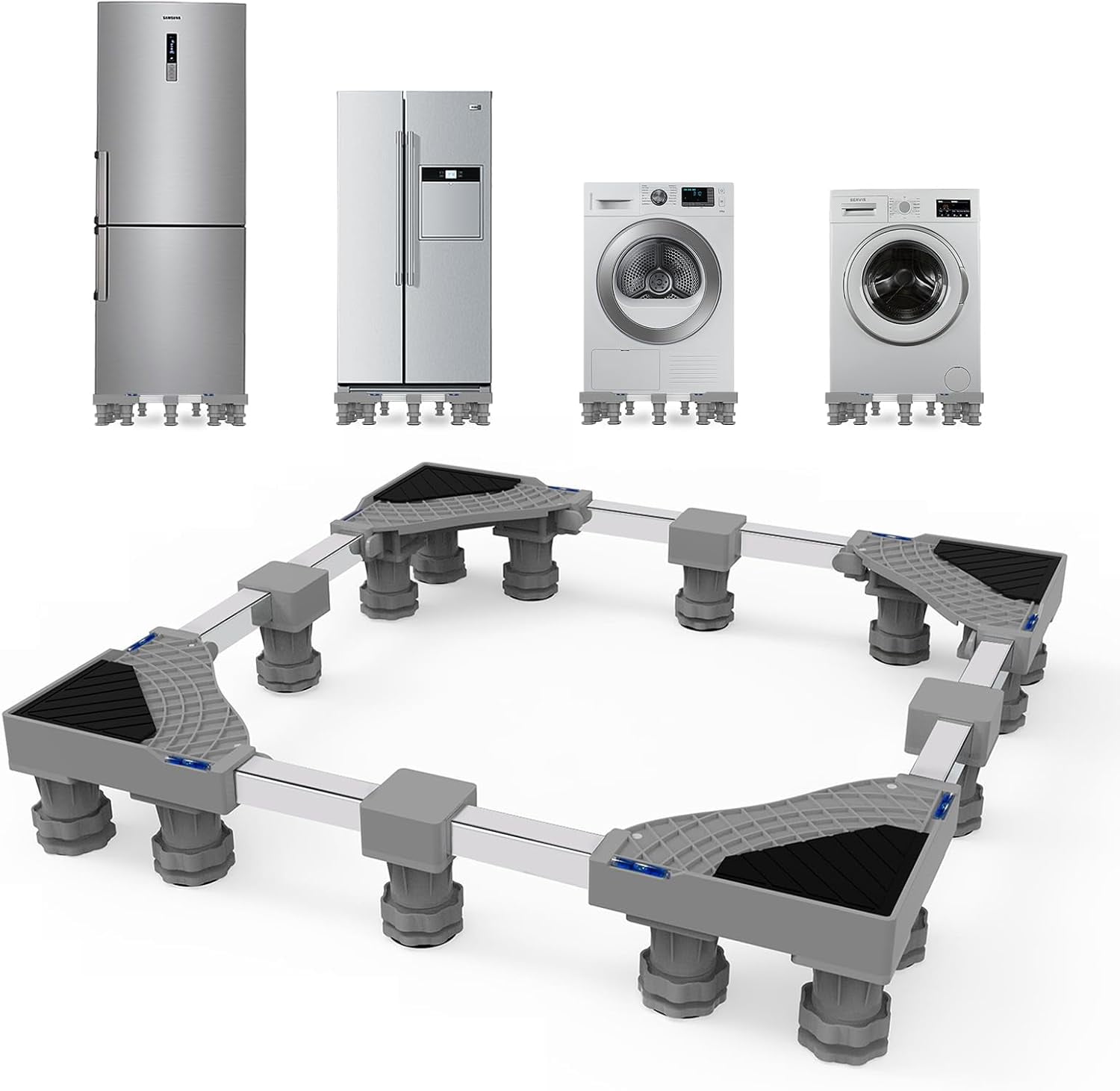 Mini Fridge Stand, Laundry Pedestal 29" Universal Fit Washer Pedestal ...