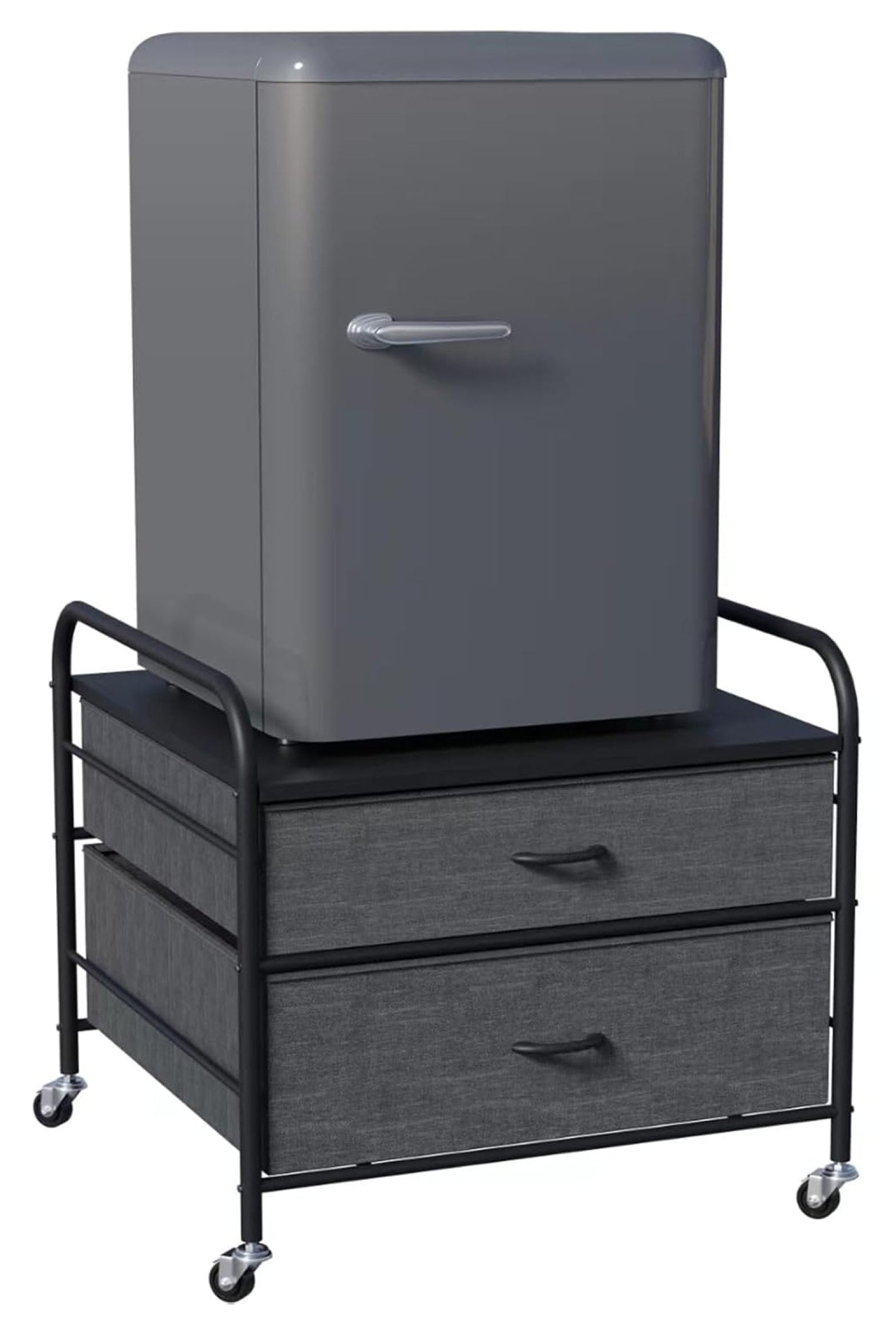 Mini Fridge Stand, Fridge Stand with Storage, 120LBS Mini Fridge Table ...