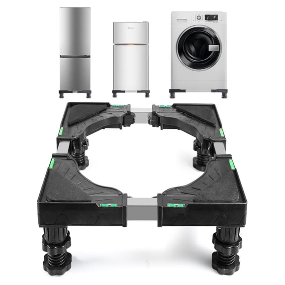 Mini Fridge Stand with Storage, Mini Fridge Organizer, Adjustable Size ...