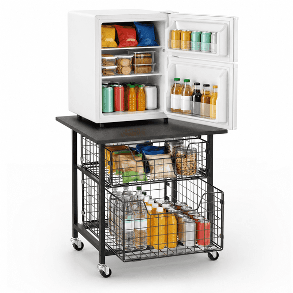Over Mini Fridge Storage