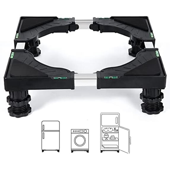 Mini Fridge Stand Universal Raised Base Adjustable Refrigerator Stands ...