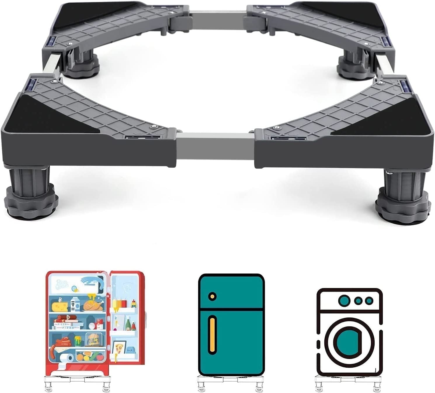Mini Fridge Stand Washer Dryer Base Appliance Pedestal for Washing ...