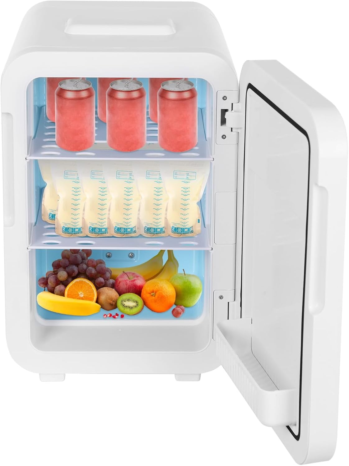 Mini Fridge with Temperature Control, 20L Mini Refrigerator Skincare ...