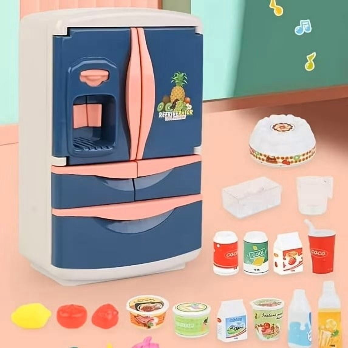 Mini Fridge Toy, Dollhouse Furniture, Minibrands Fill The Fridge Mini ...