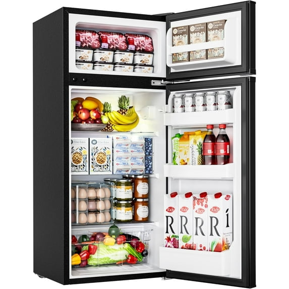 Mini Fridge with Freezer, 4.5 Cu.Ft Mini Refrigerator, 2 door For ...