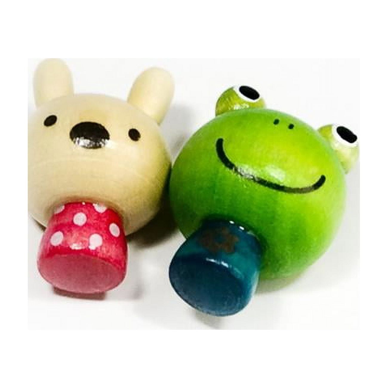 Mini Frog and Rabbit - Refrigerator Magnets - Animal Magnets (Set of 2 ...