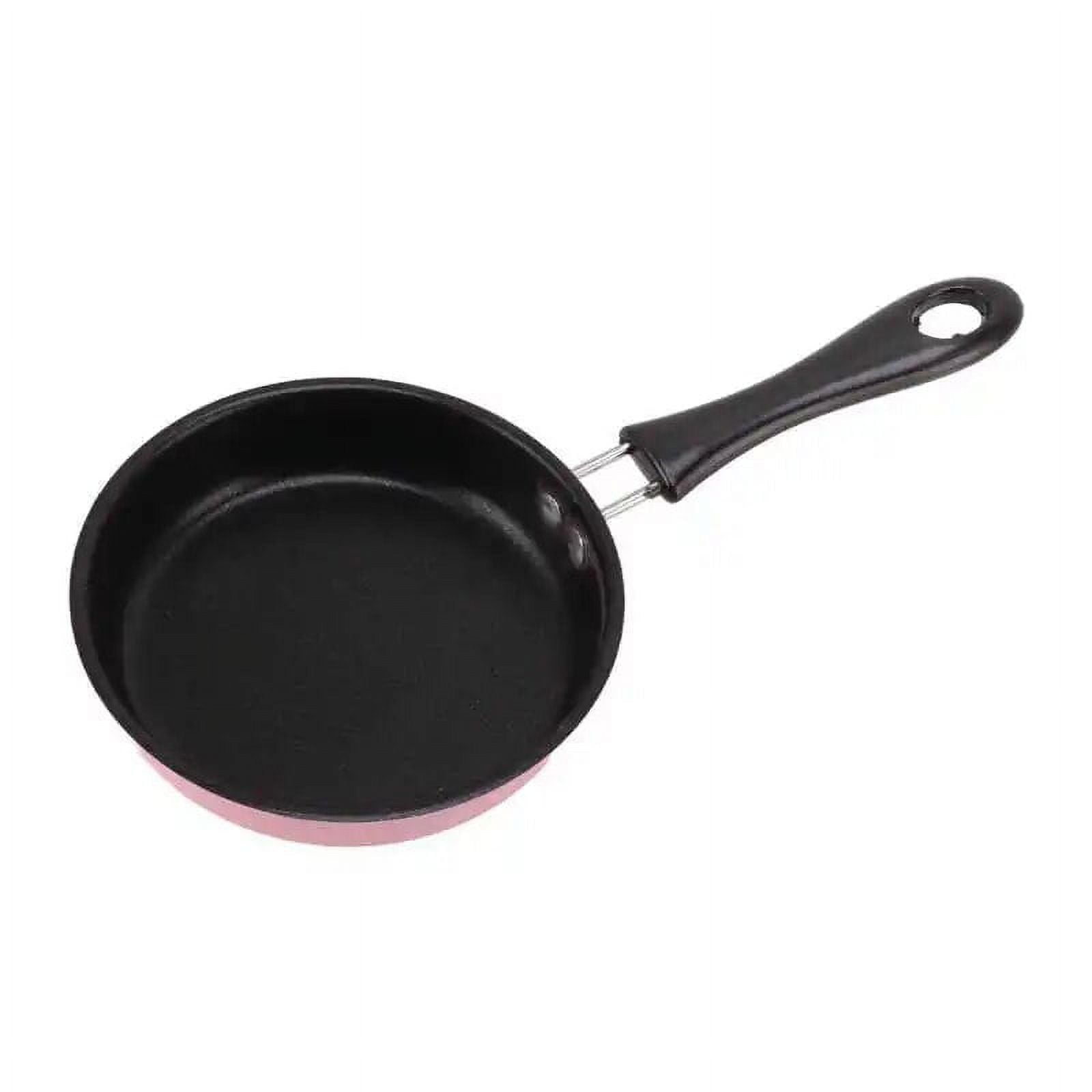 Mini Frying Pan Stainless Steel Prevent Stick Induction Pot Round ...
