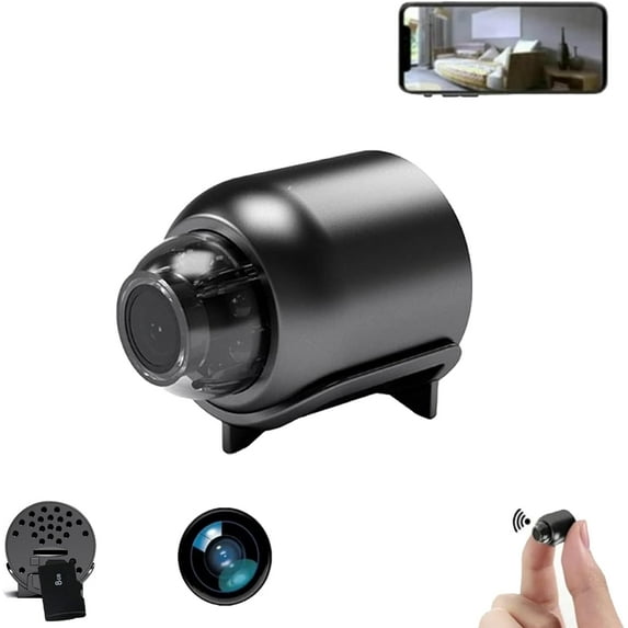 Mini Full HD 4k Security Camera, Mini Wireless WiFi Camera 1080p Hd ...